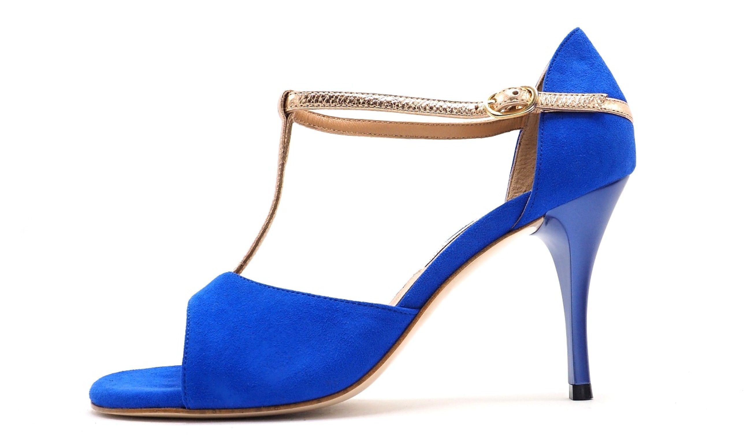 Comme il Faut - Azul Dorado Tstrap - Comme il Faut - Azul Dorado Tstrap